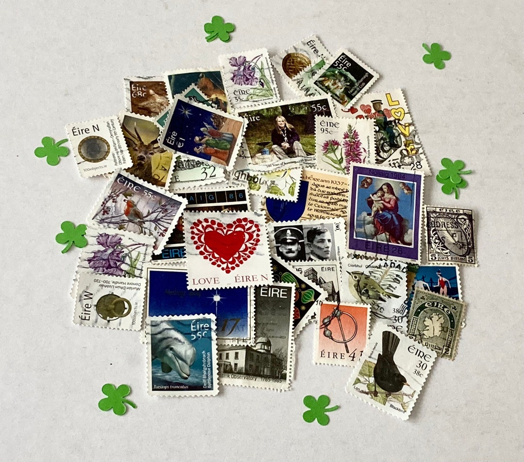 35 Ireland Stamps 1, What You See is What You Get - Etsy