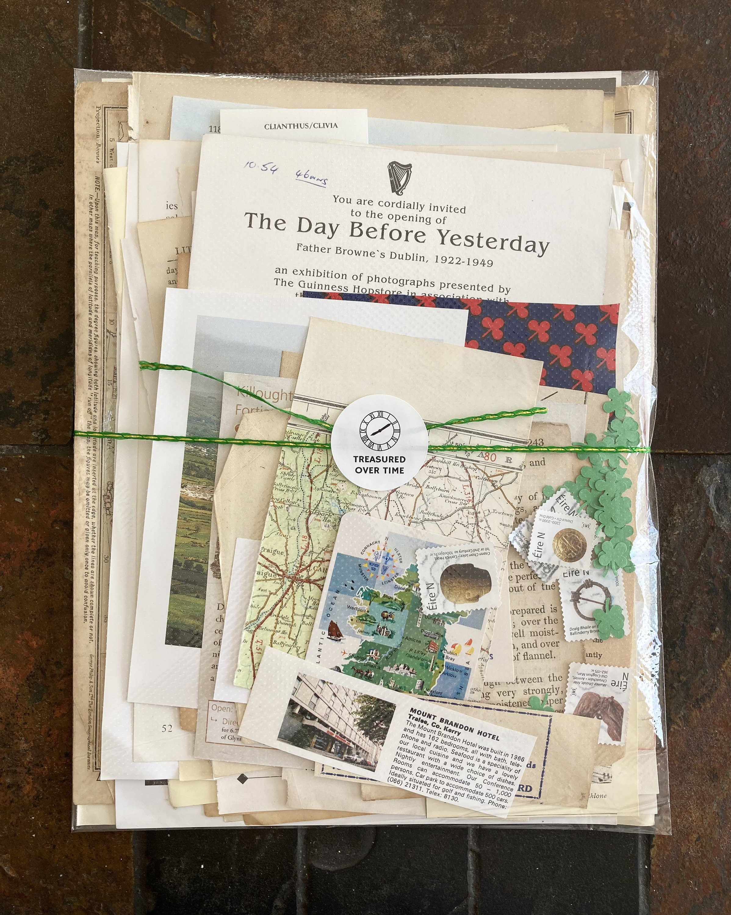 Ireland Paper Pack, 70+ Irish Vintage Ephemera and Pictures for ...