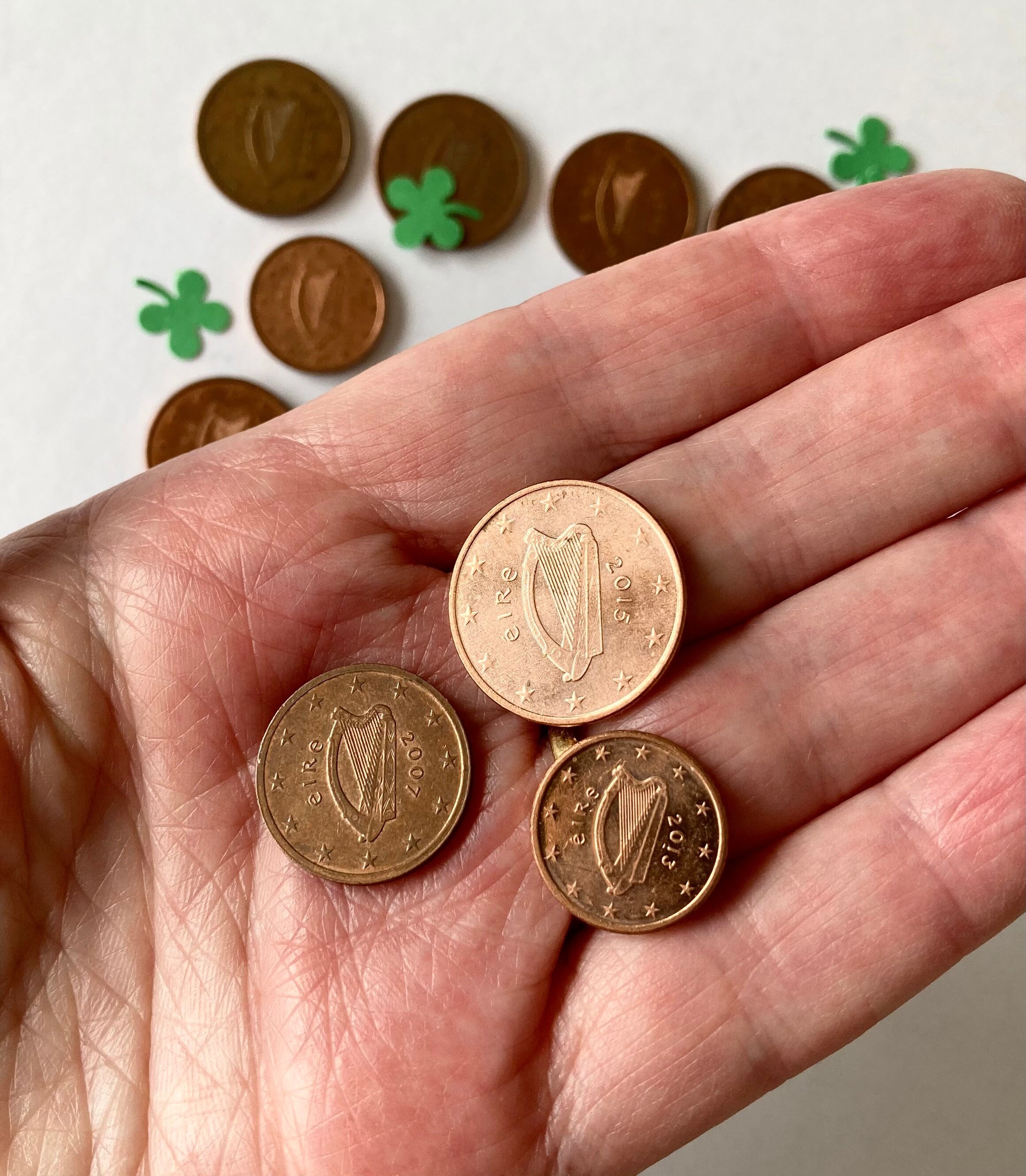 Irish Coins Pack, 15 Irish Harp Coins From Ireland - Etsy