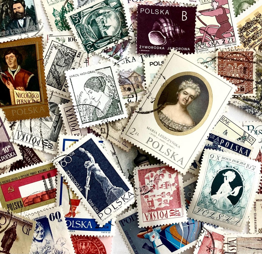 50 Different Poland Postage Stamps #2, What You See is What You Get! - Etsy