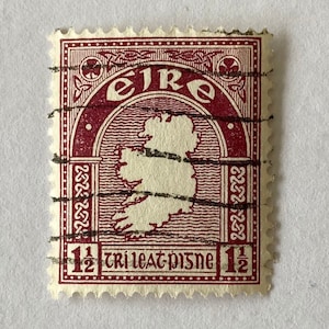 24 Vintage Irish Postage Stamps, 6 Designs to Choose From - Etsy