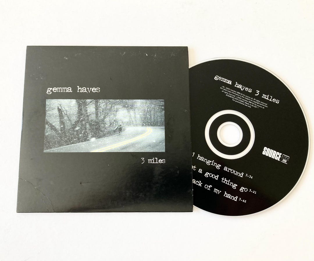 Irish Promo CD, Gemma Hayes – 3 Miles (2002) - 3 Tracks - Etsy