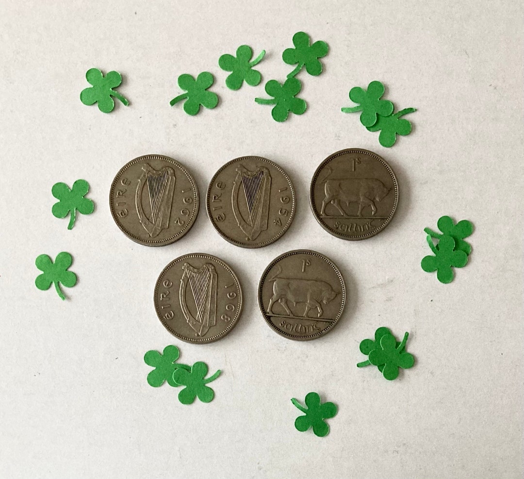 5 Irish Coins 1950s 1960s 1, What You See is What You Get - Etsy