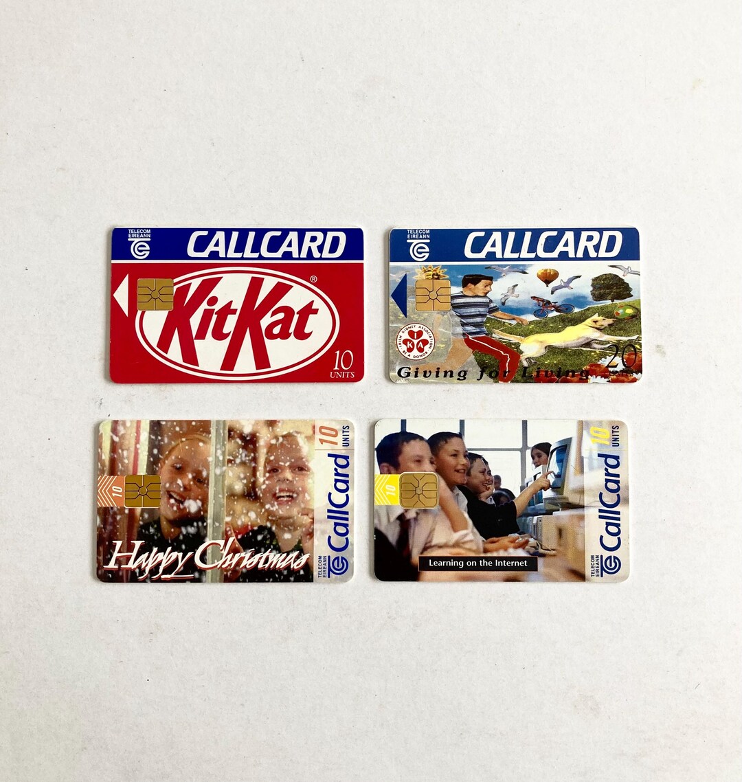 4 Irish Phone Cards, What You See is What You Get - Etsy