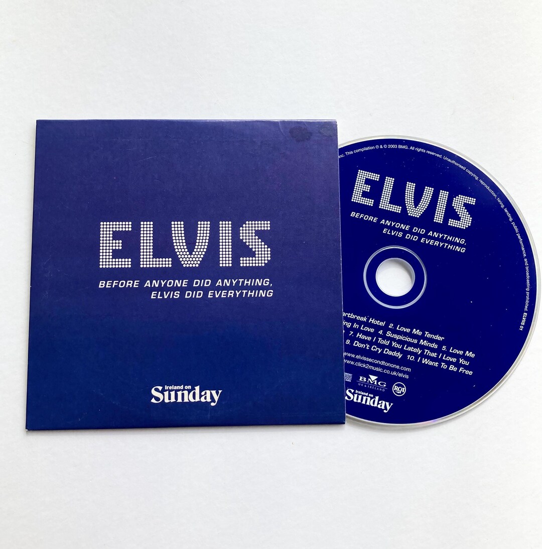 Elvis Presley Irish Exclusive CD Promo (2003) - Etsy