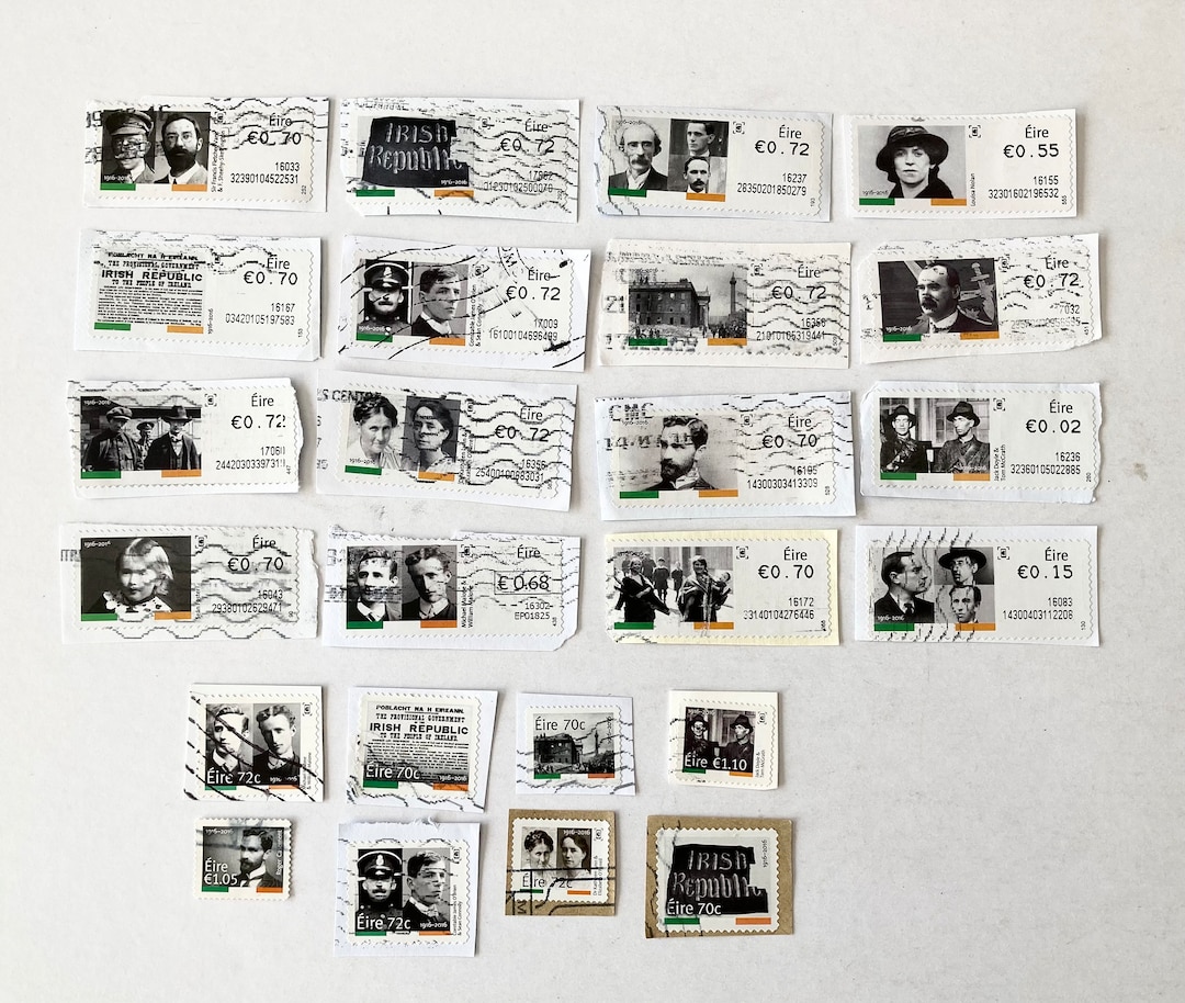 Ireland Stamps, 1916 Easter Rising Battle Commemorative Stamp Sets - Etsy