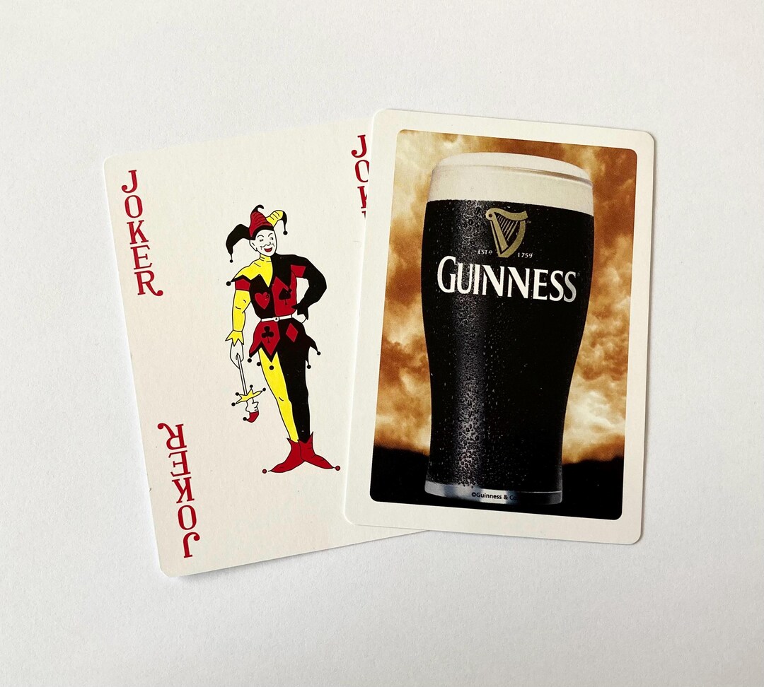 Guinness Joker Playing Cards X 2 - Etsy