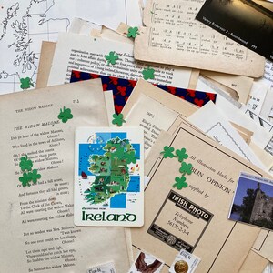 Ireland Paper Pack, 70+ Irish Vintage Ephemera and Pictures for ...