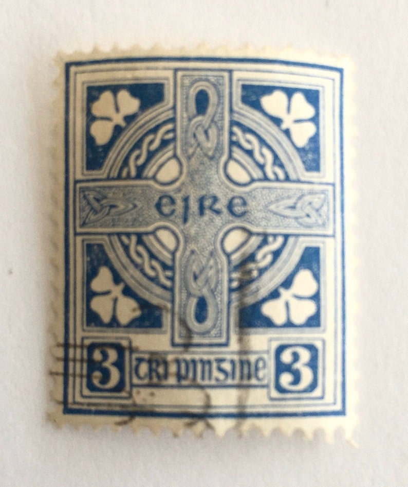 24 Vintage Irish Postage Stamps, 6 Designs to Choose From - Etsy