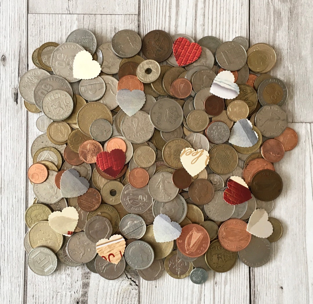 Foreign Coins Pack, 10 Mixed Design Coins for Crafting - Etsy