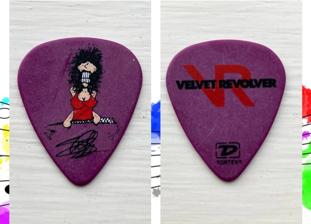 Velvet Revolver Slash Signature Guitar Pick From 2008 Irish - Etsy
