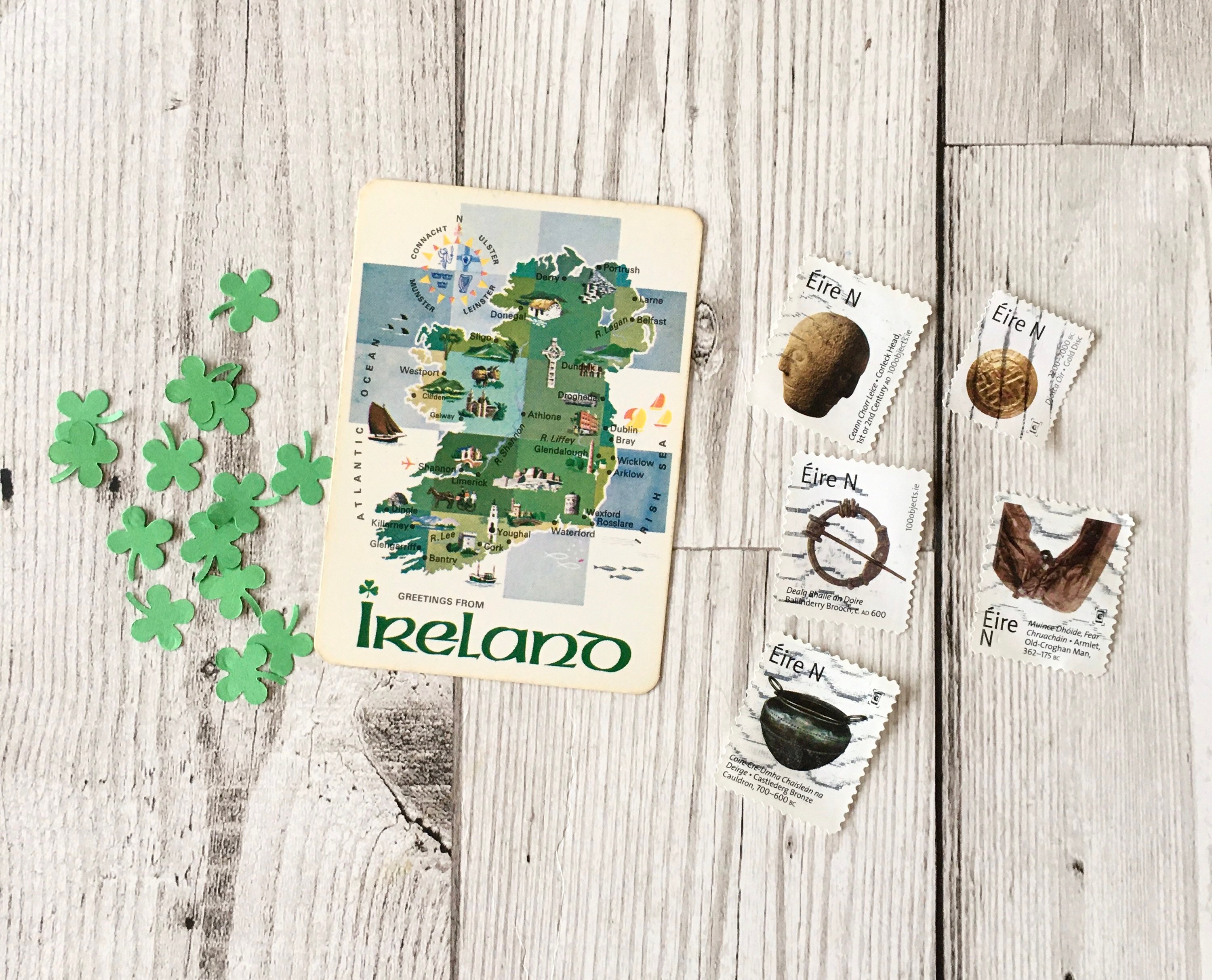 Ireland Paper Pack, 70+ Irish Vintage Ephemera and Pictures for ...