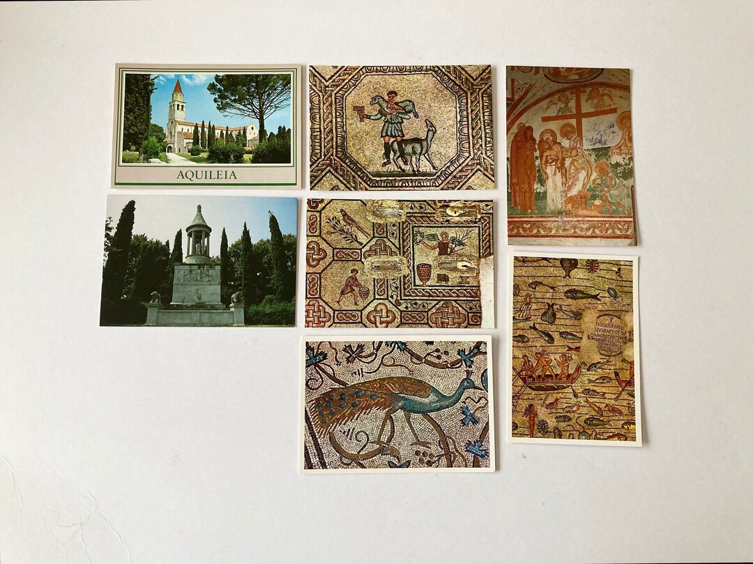 Italian Postcards basilica of Santa Maria Assunta - Etsy