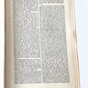 1925 Map of France History Pages - Etsy