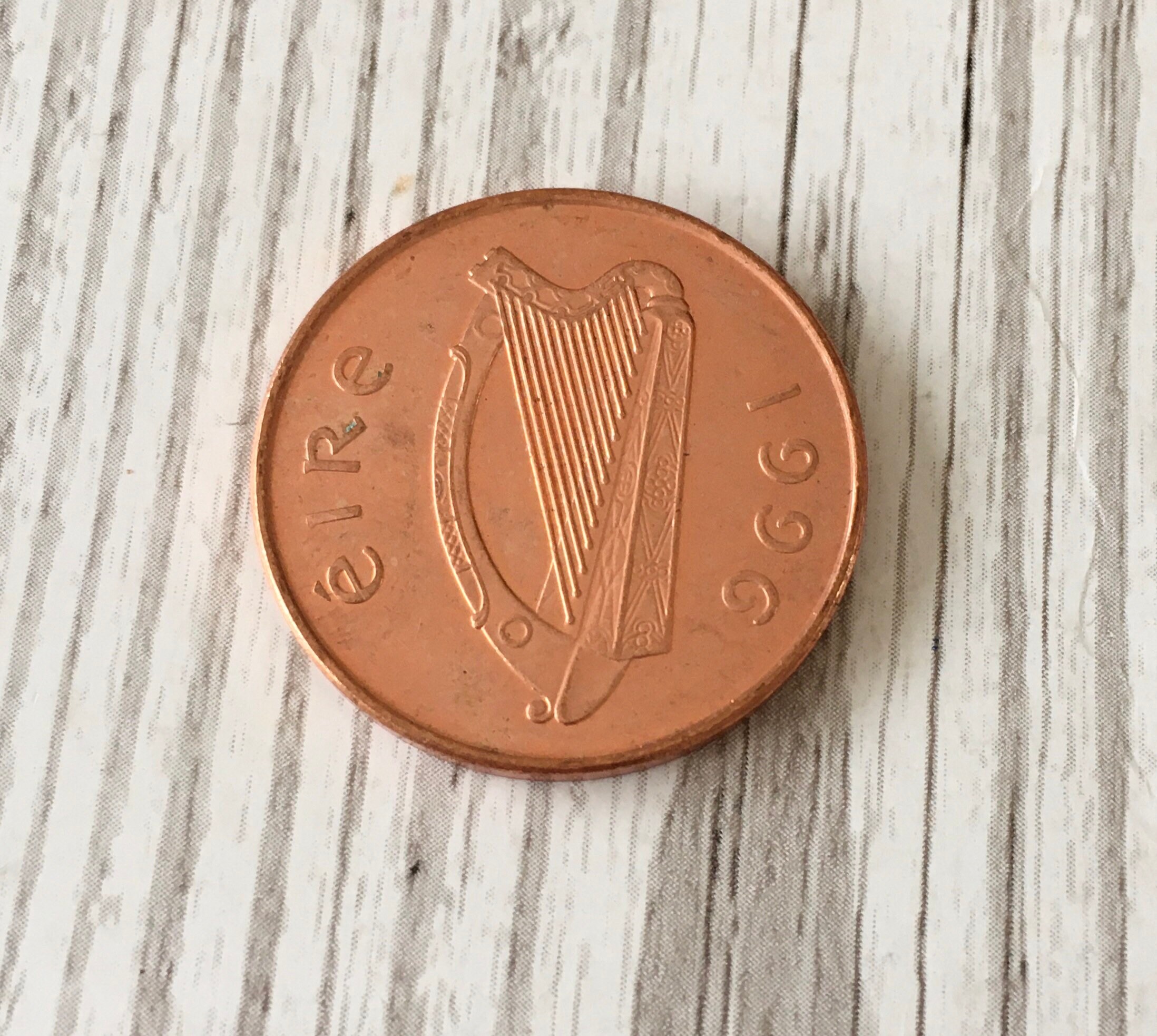 Irish Coins Pack 9 Celtic Design 2p Penny Coins From Ireland - Etsy