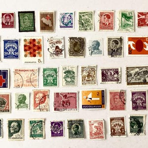 40 Yugoslavia Stamps #2, What You See is What You Get! - Etsy