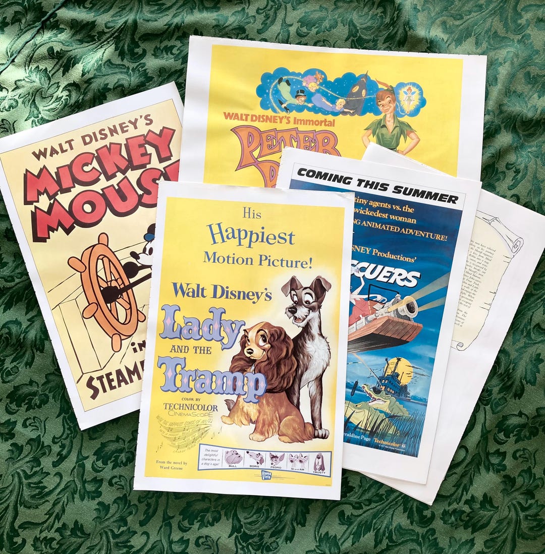 Disney Classic Movie Posters X 15 - Etsy