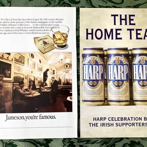Irish Alcohol Drink Advertisements Multi Pack 1950s/90s 6 - Etsy