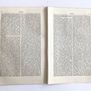 1925 Map of France History Pages - Etsy