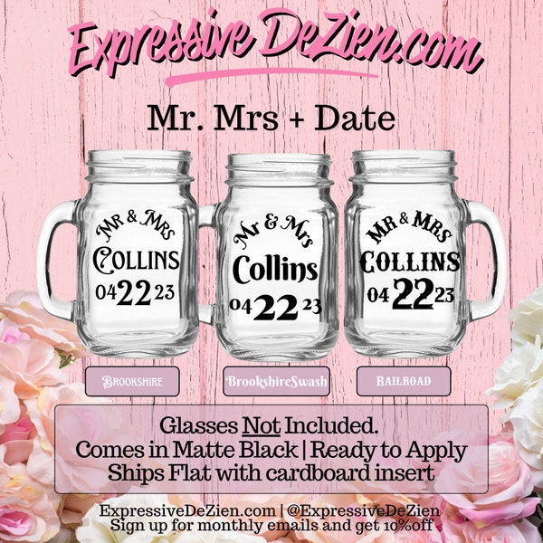 Mason Jar Decal - Etsy
