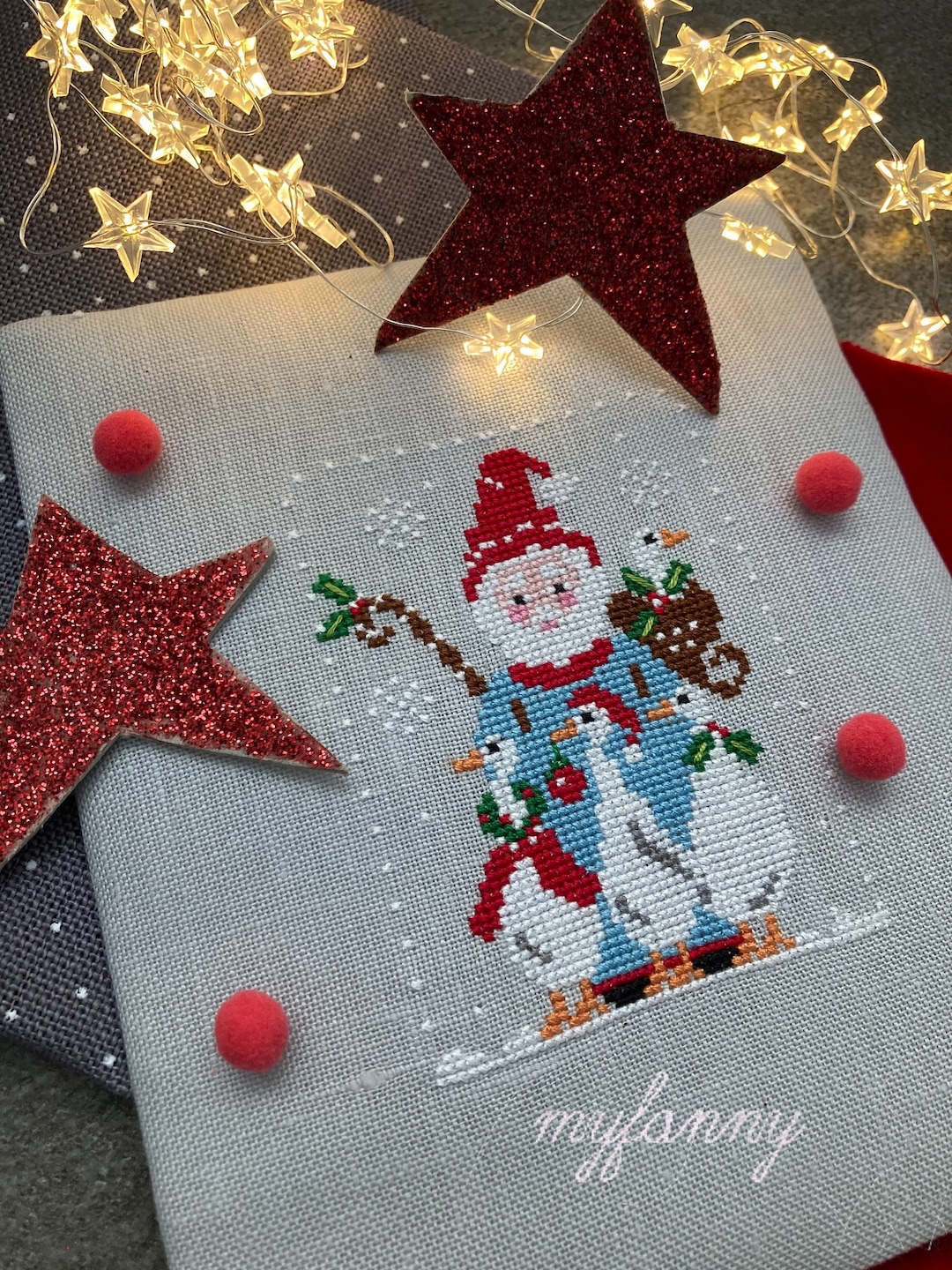 Santa Collection #6 - Instant Download PDF Cross Stitch Pattern - Etsy