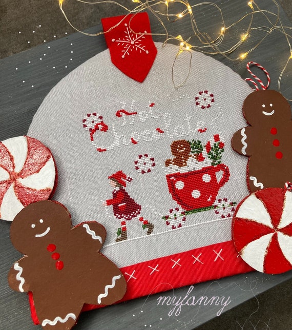 Instant Download PDF Cross Stitch Pattern Hot Chocolate | Etsy