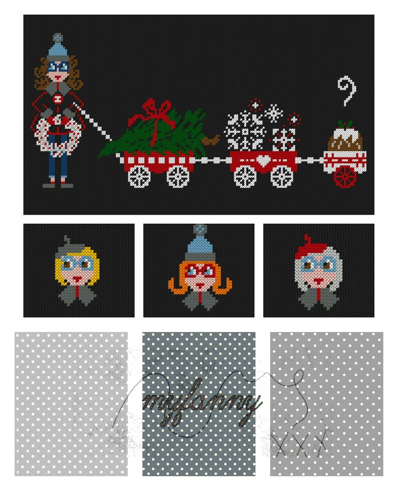 Instant Download PDF Cross Stitch Pattern - Angie - Etsy