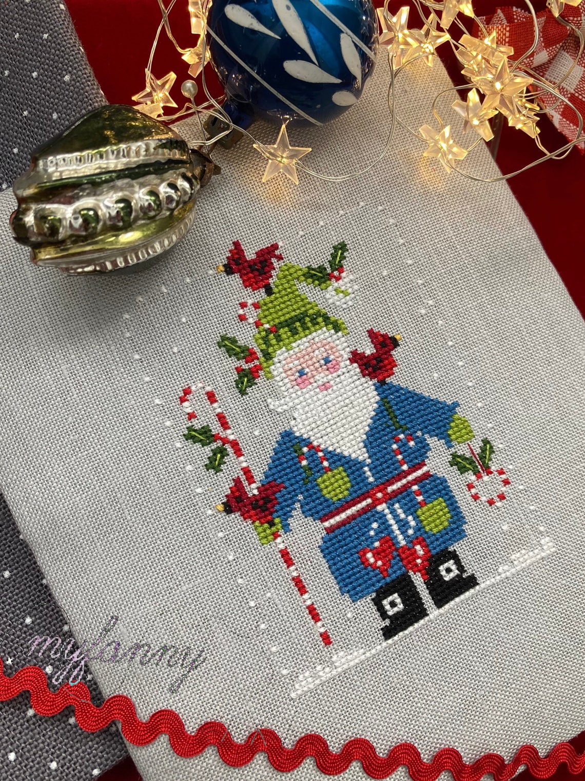 Santa Collection #3 - Instant Download PDF Cross Stitch Pattern - Etsy
