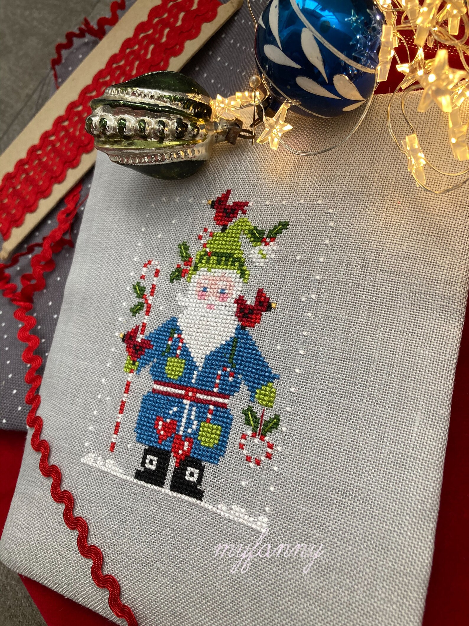 Santa Collection #3 - Instant Download PDF Cross Stitch Pattern - Etsy