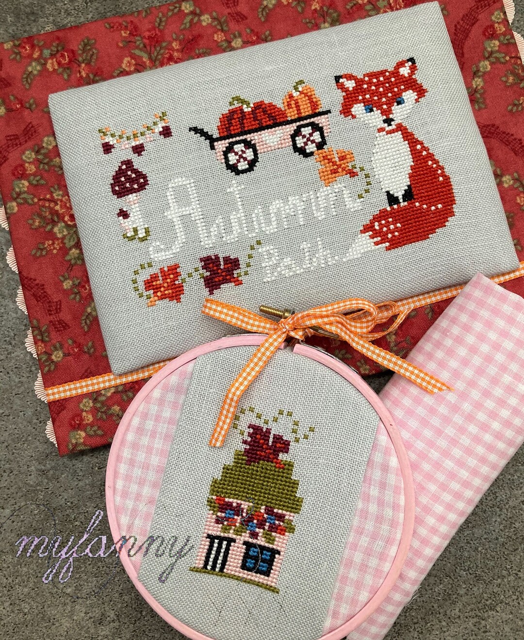 Autumn Path - Instant Download PDF Cross Stitch Pattern - Etsy