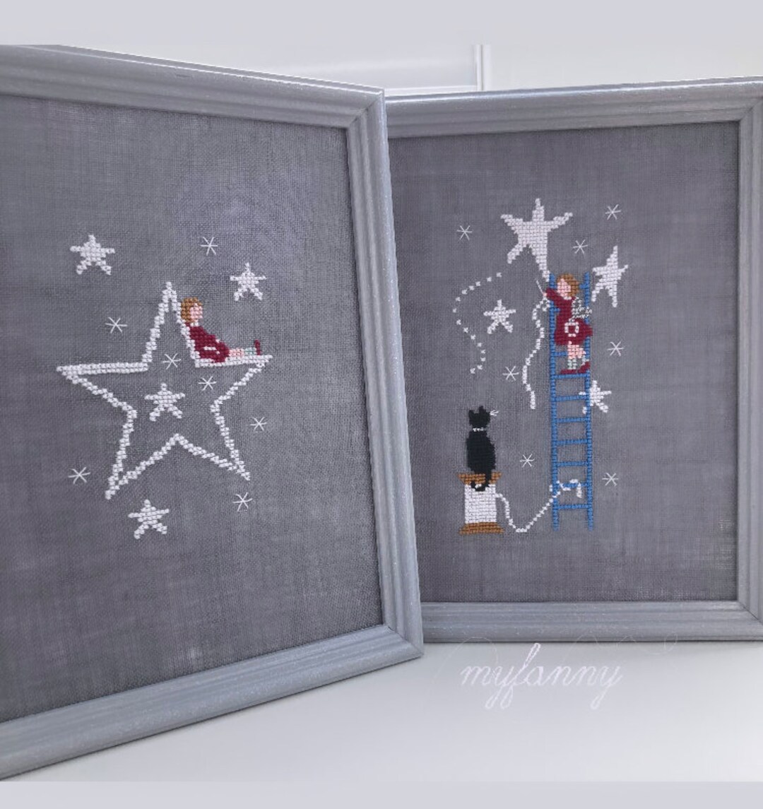 Instant Download PDF Cross Stitch Pattern - Thread Stars - Etsy