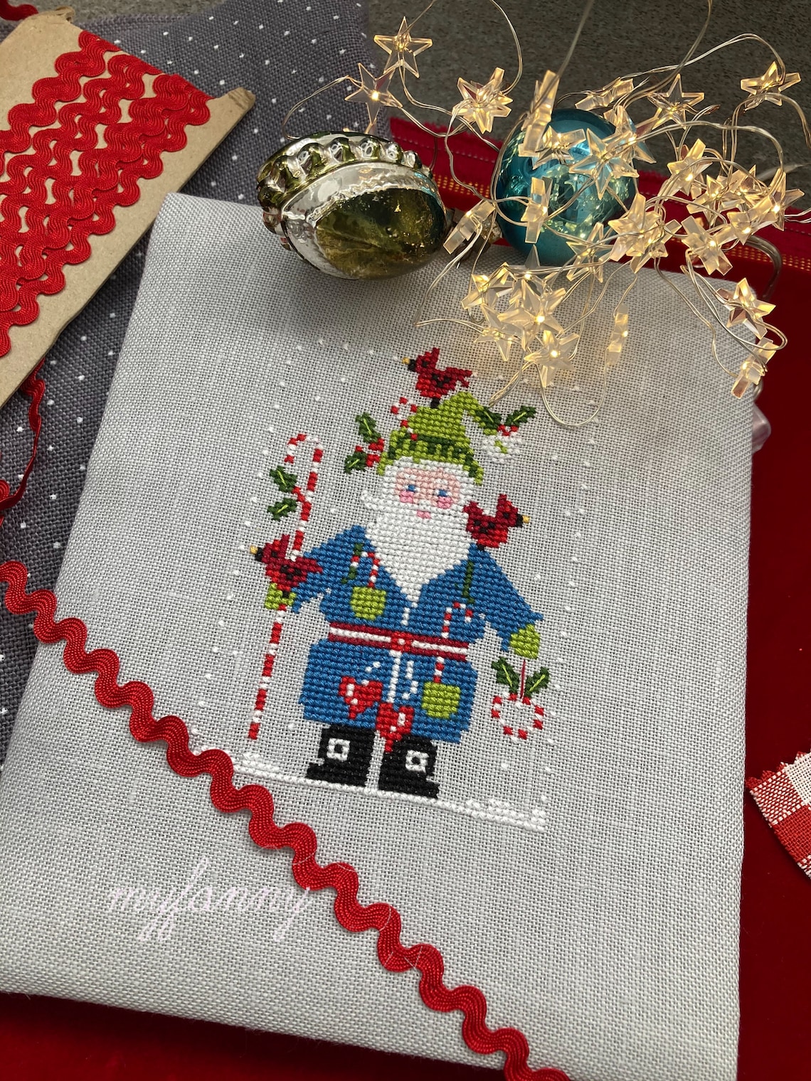 Santa Collection #3 - Instant Download PDF Cross Stitch Pattern - Etsy