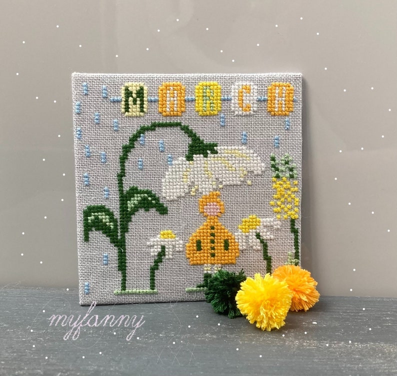 Instant Download PDF Cross Stitch Pattern March - Etsy