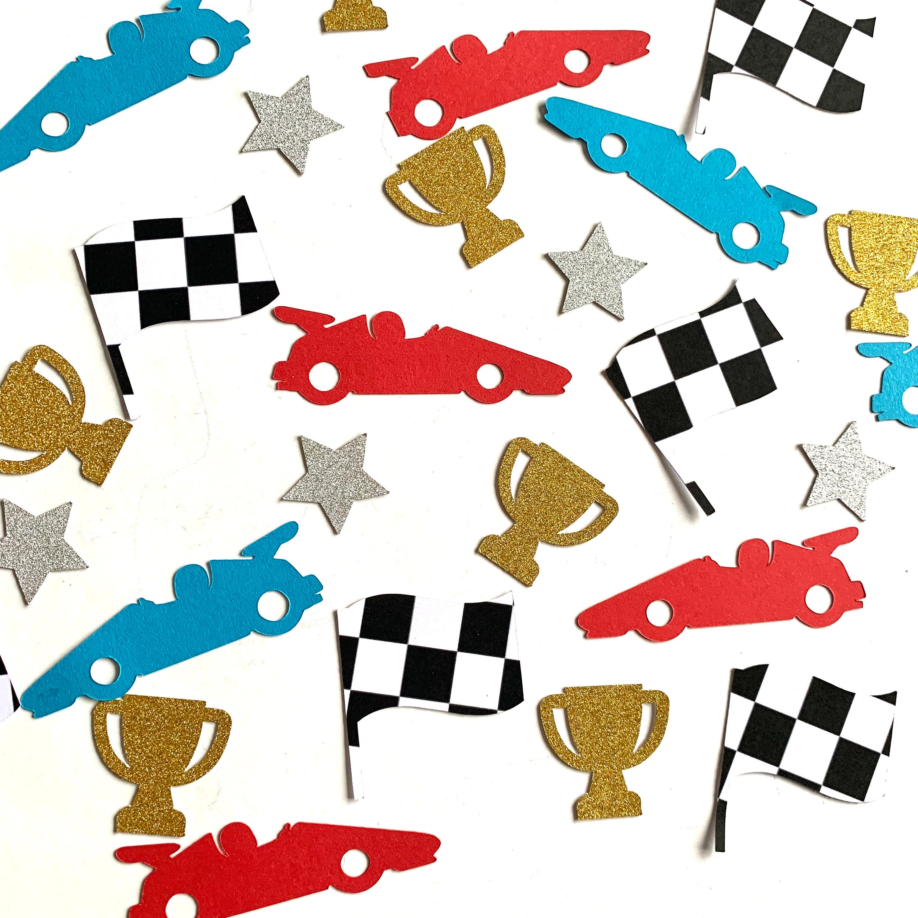 Racing Cars Confetti Cars Confetti Racing Cars Table - Etsy UK