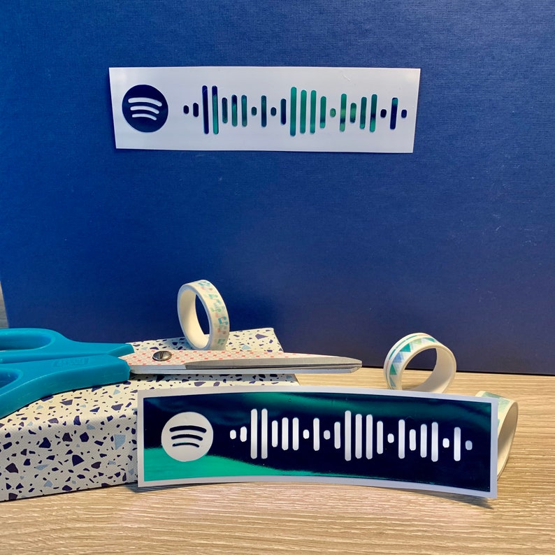 Sticker Spotify Scan Code in Vinyl Custom Waterproof - Etsy UK