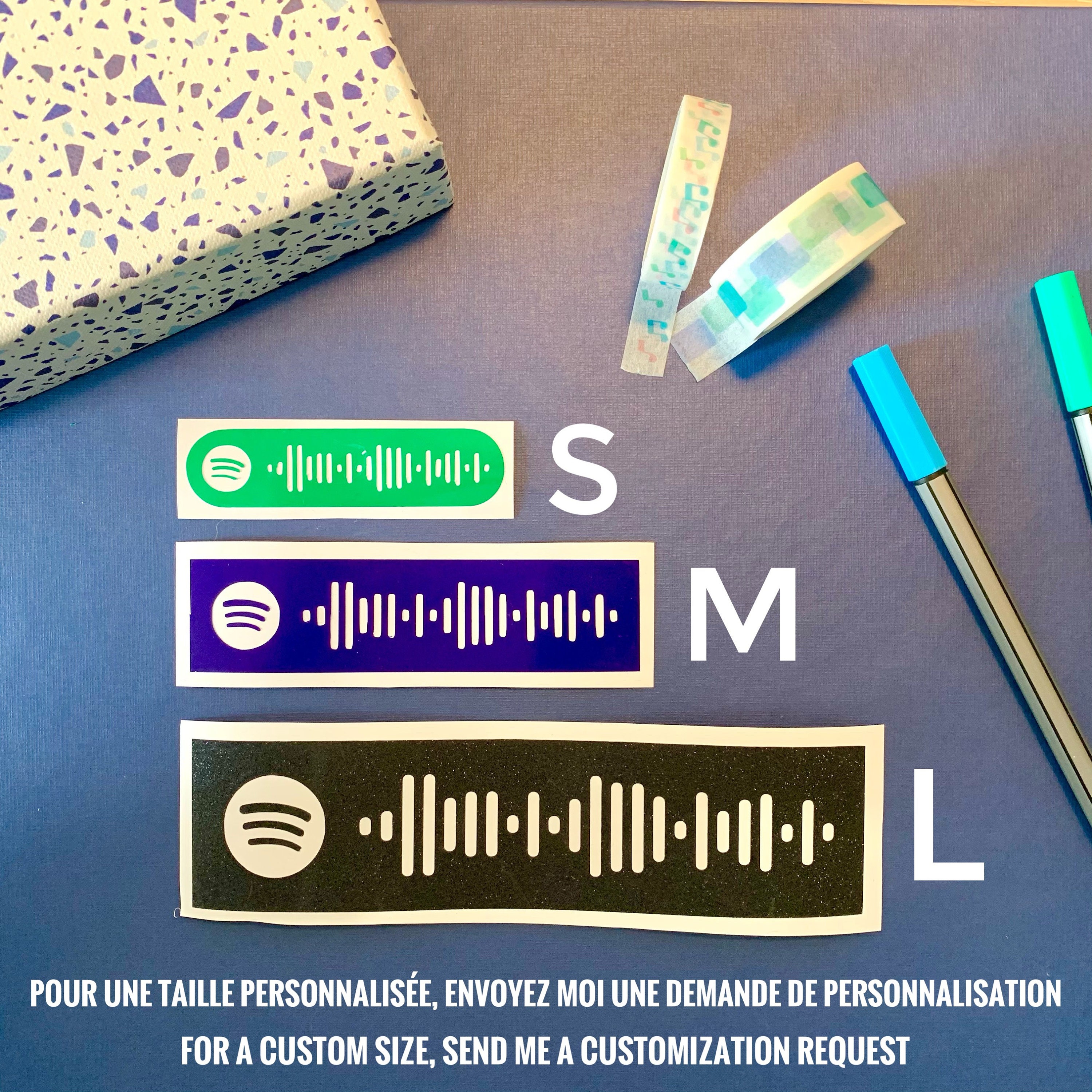 Autocollant Spotify scan code en Vinyle personnalisé - Etsy France