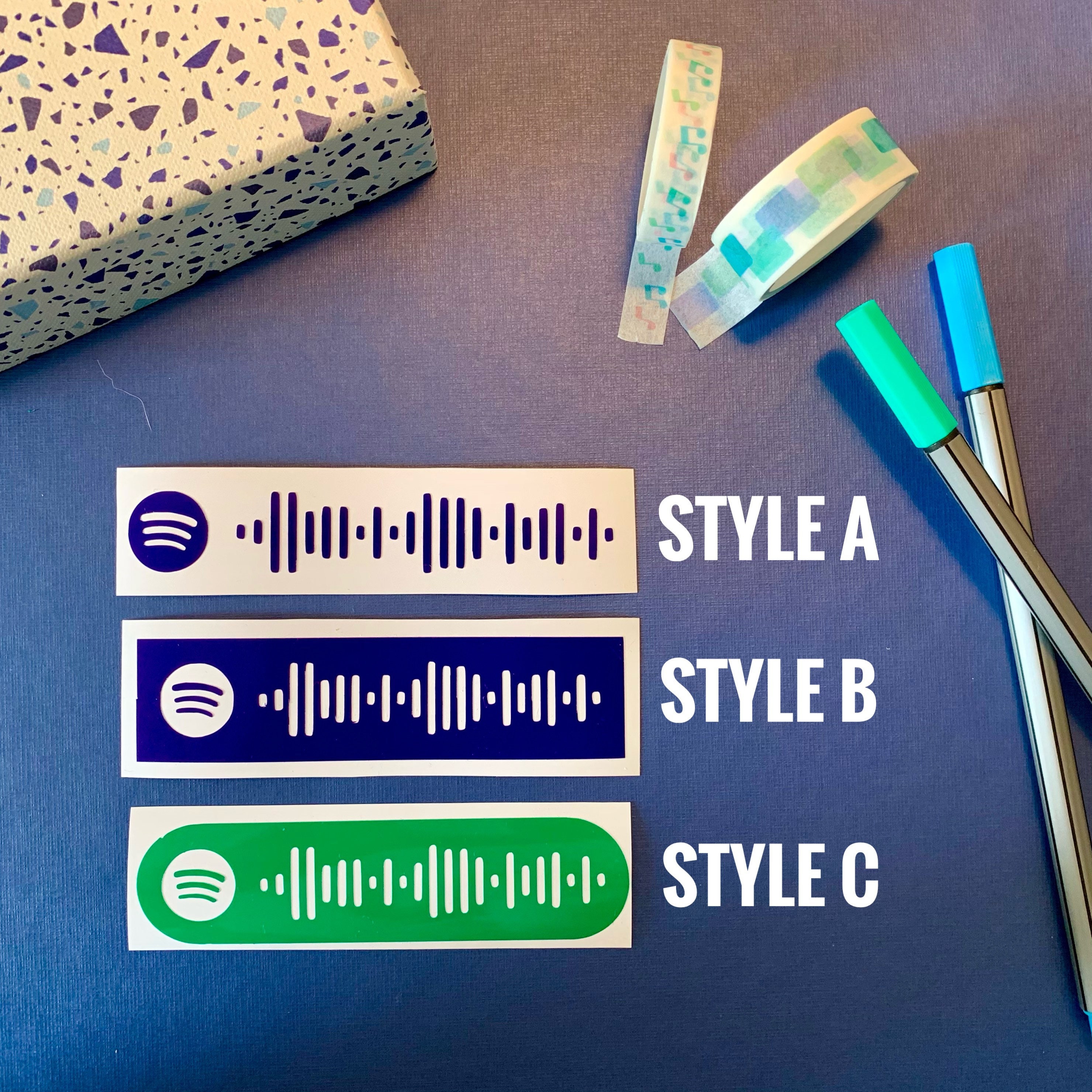 Autocollant Spotify scan code en Vinyle personnalisé - Etsy France