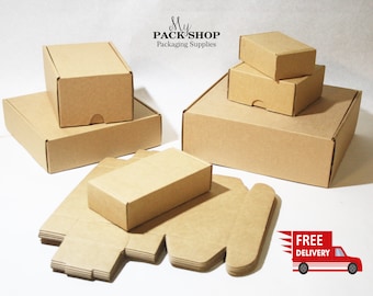 Small Brown Gift Box - Etsy