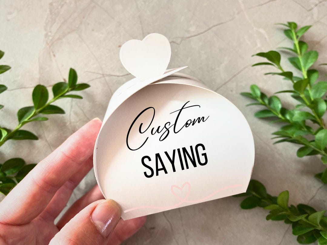 Custom Printed White Mini Boxes | Personalized Logo & Text Gift Boxes ...