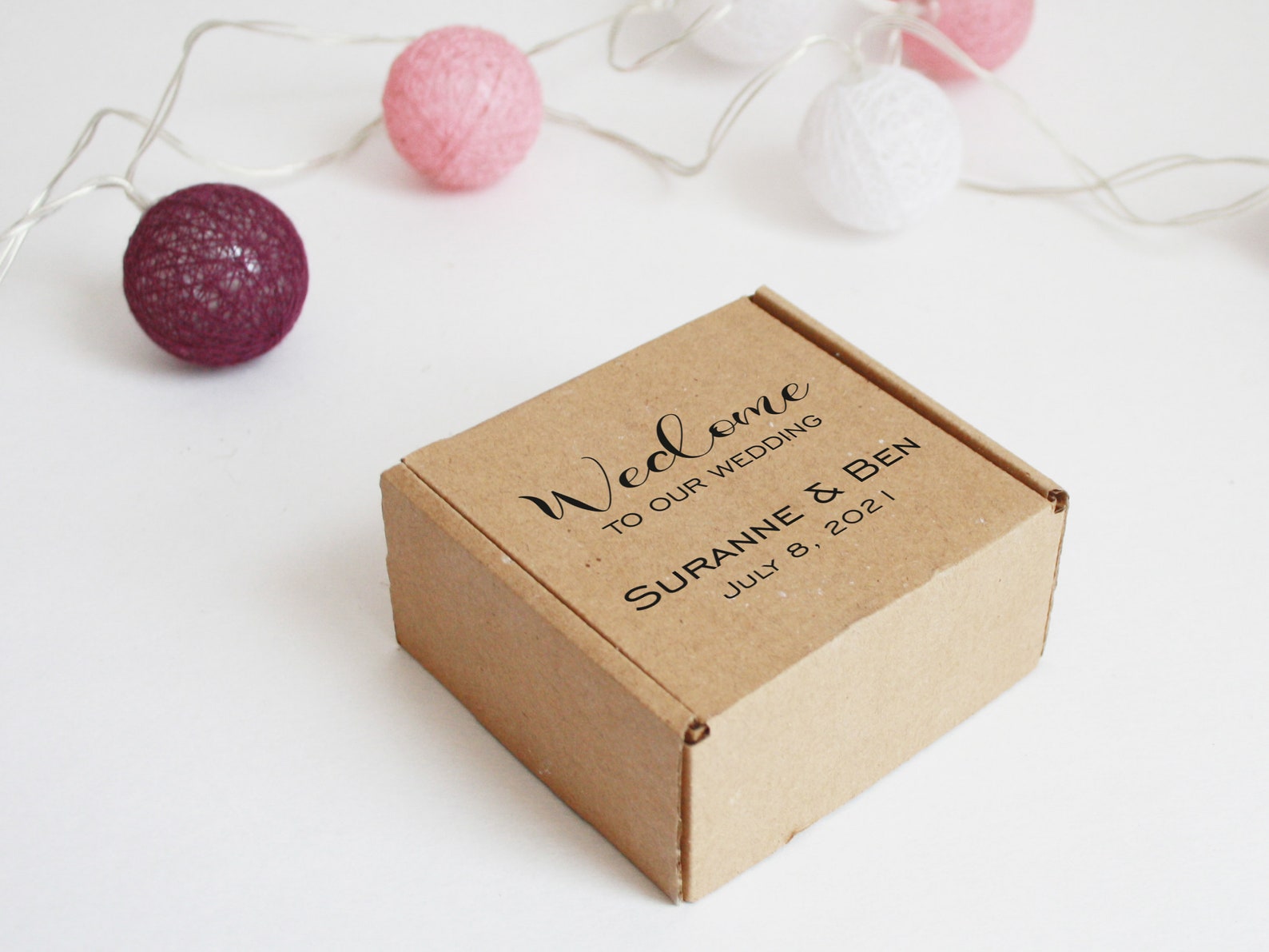 Wedding Welcome Box Custom Printed Cardboard Boxes - Etsy