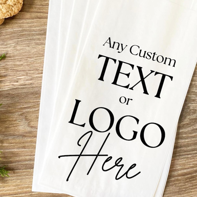 White Paper Bakery Bags - Etsy UK