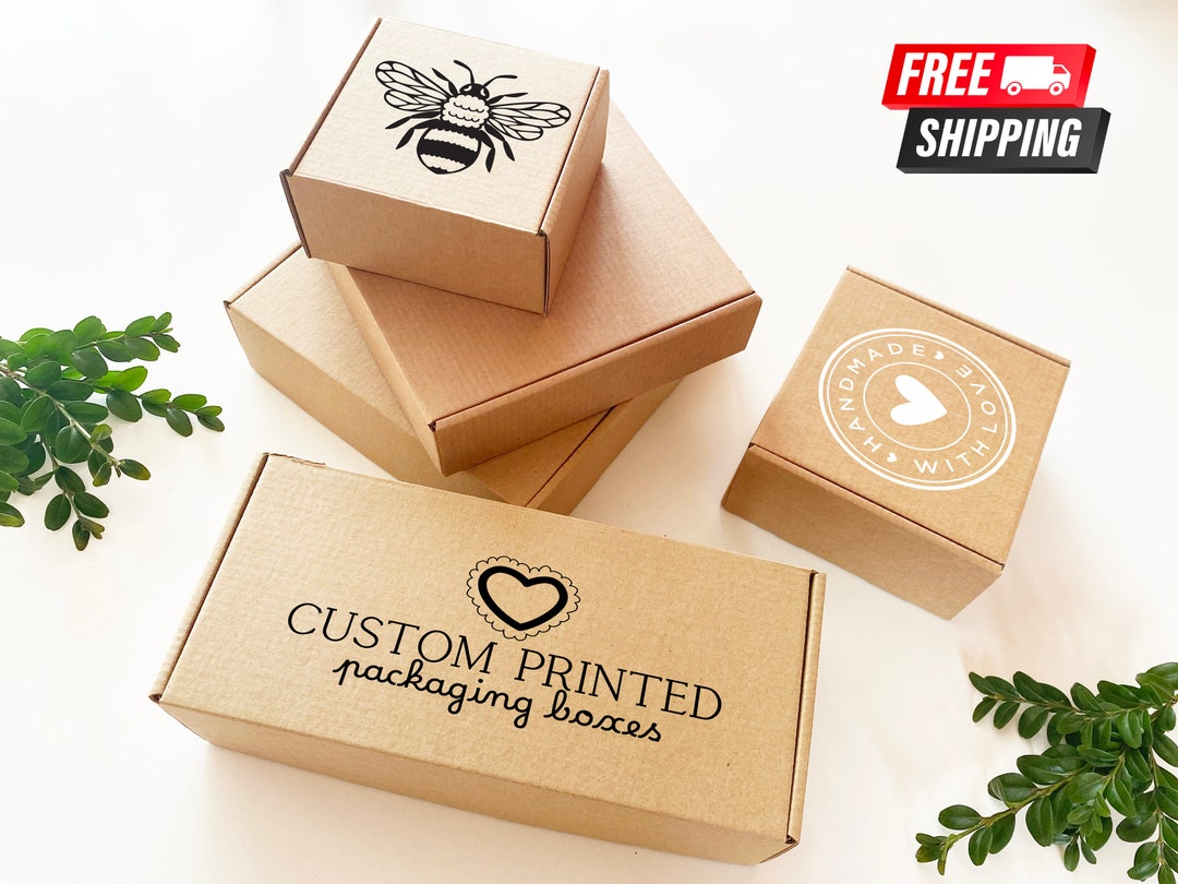 KRAFT BOXES With Lid - Packaging Boxes for Handmade Products, Jewellery ...