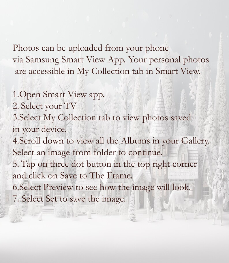 Samsung Frame TV Art,christmas Digital TV Art,winter Samsung Frame TV ...