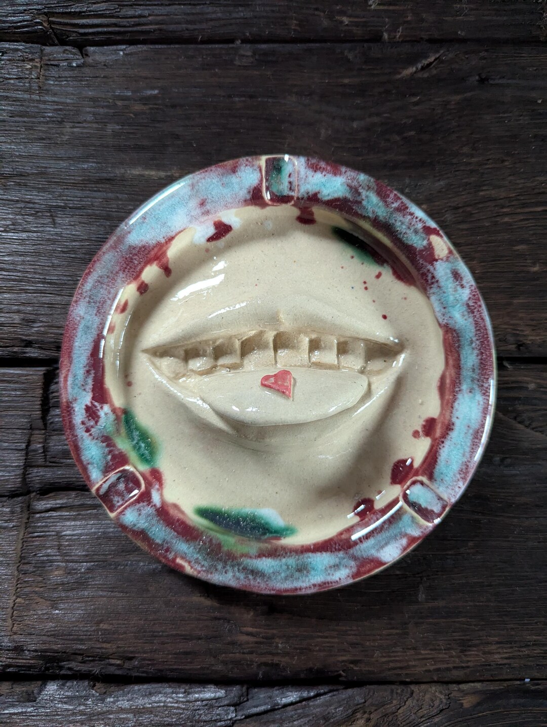 Ashtray, Fun Smoking Asktray, Smoking Tray, Mouth Tray, Mouth Plate ...