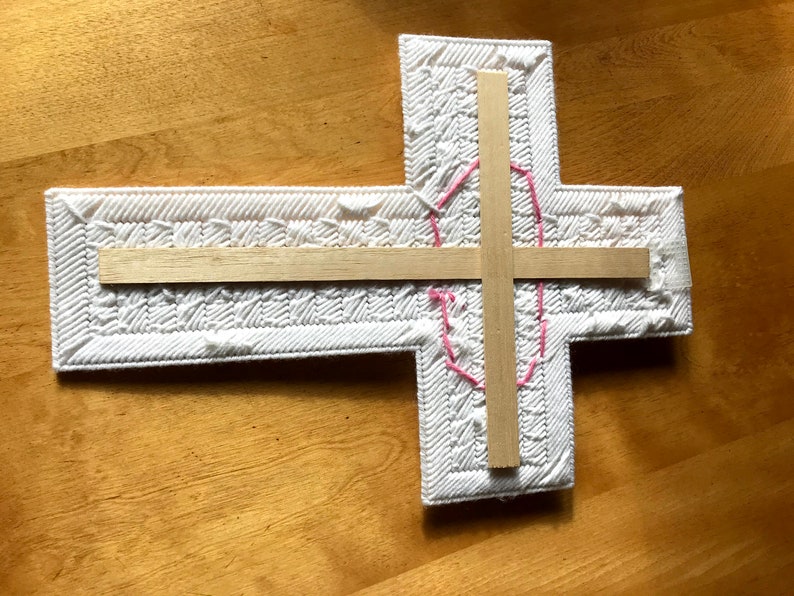 Plastic Canvas Peace Cross - Etsy