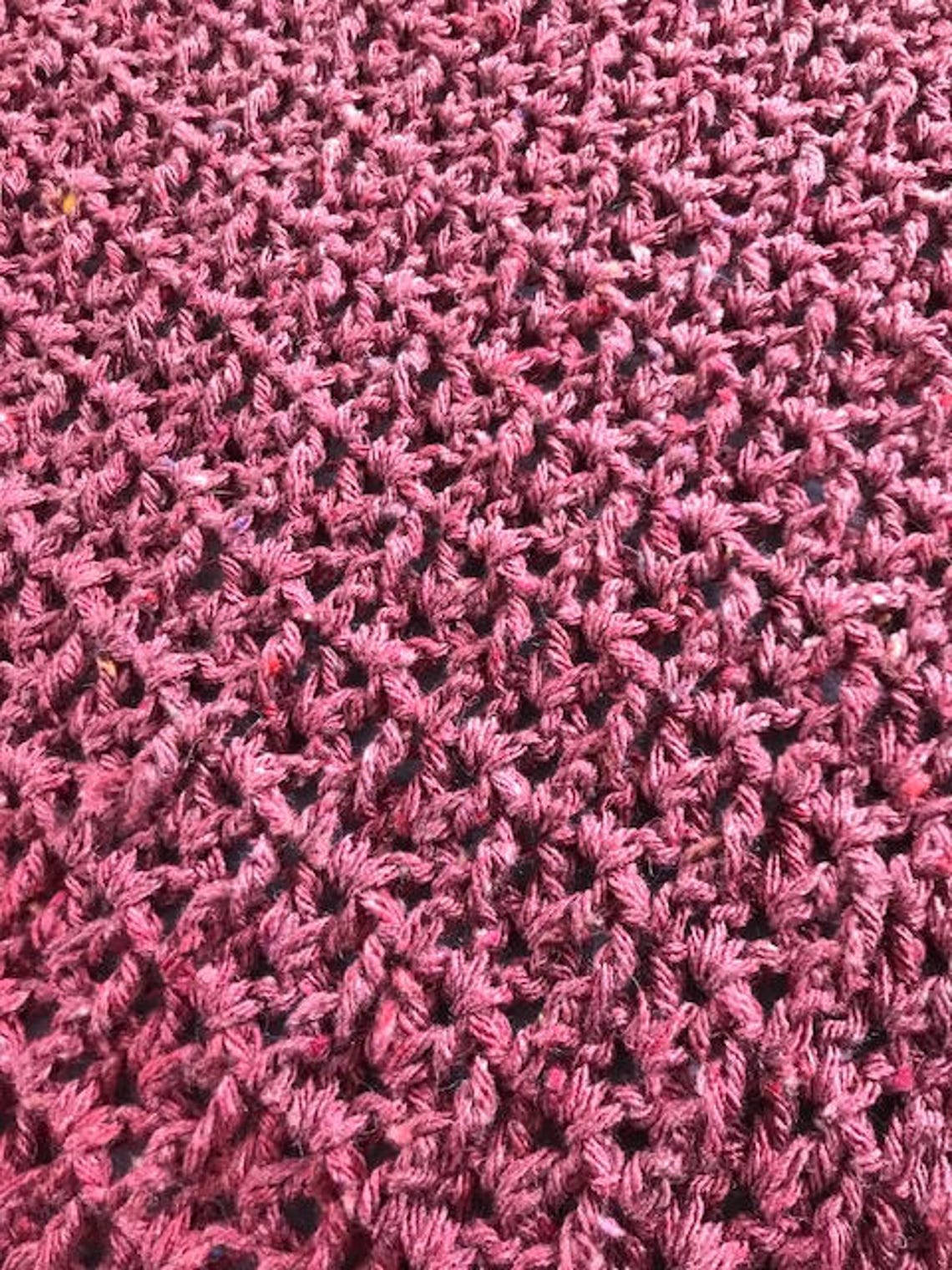 Maroon Handmade Crocheted Maroon Afghan - Etsy