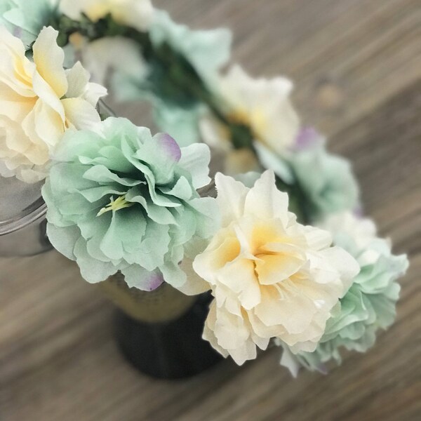 Pastel Flower Crown - Etsy