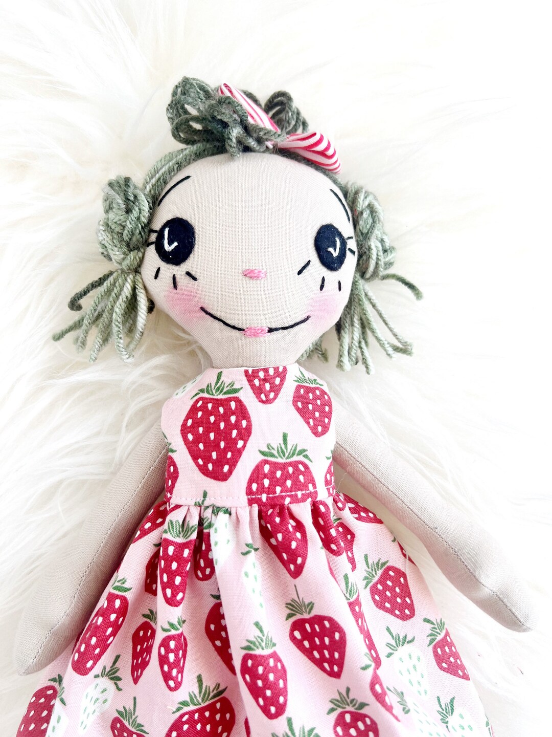 Modern Rag Doll Raggedy Anne Doll Heirloom Doll Handmade - Etsy