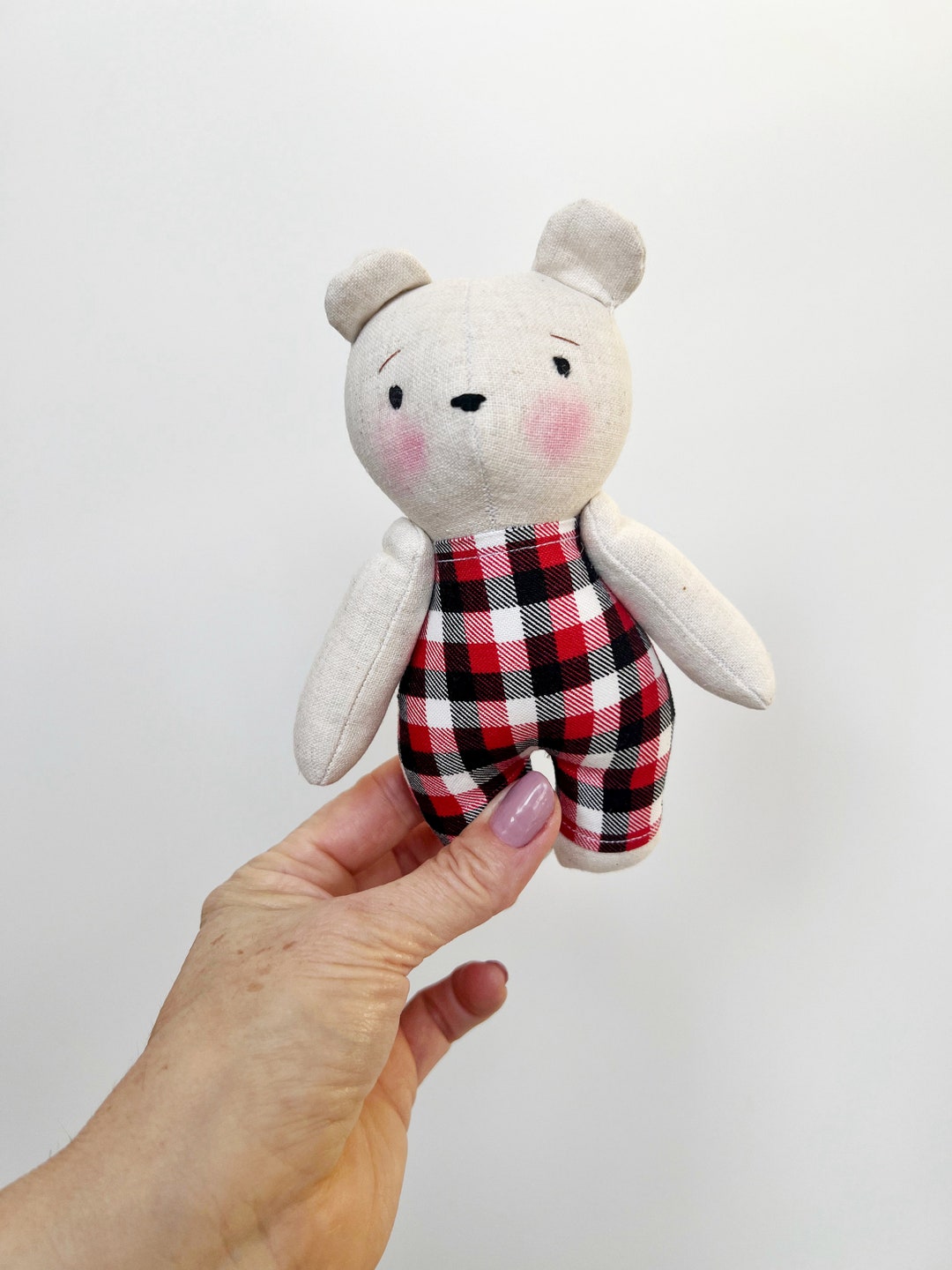 Mini Bear Small Bear Teddy Bear Cloth Bear Dollhouse Doll - Etsy