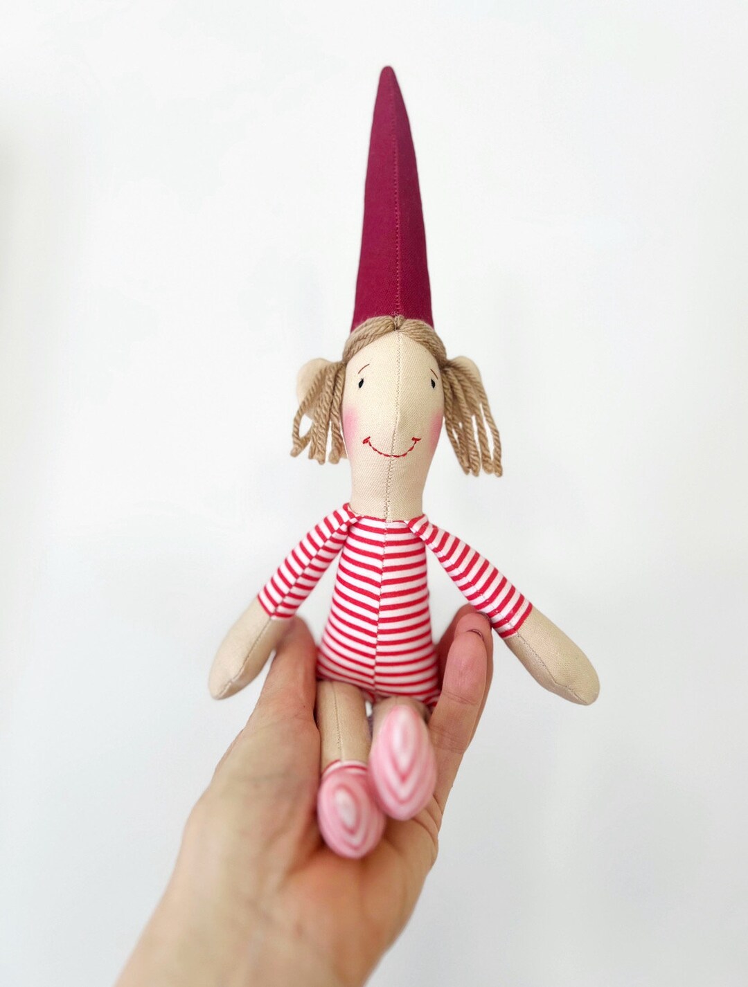 Boy Elf Pixie Doll Gnome Doll Pocket Elf Stocking Gift - Etsy
